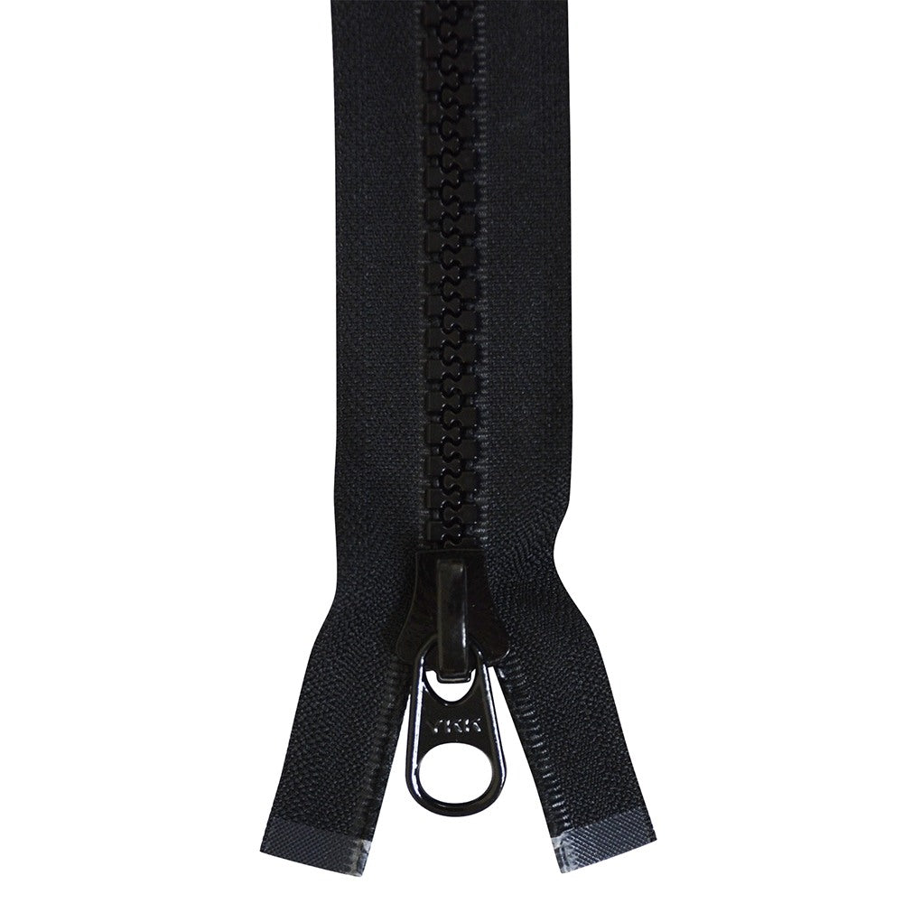 YKK Vislon #10 Zipper 24 inch - Black - Outdoor Textiles